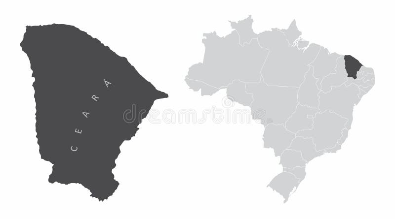Ceara State Brazil stock illustration. Illustration of brazilian ...