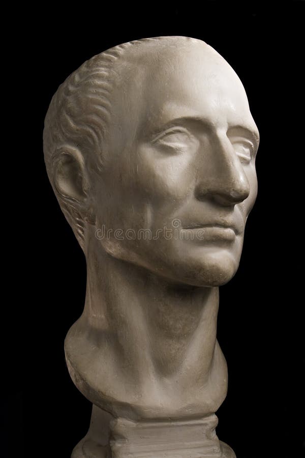 Ceasar s head stock image. Image of famous, emperor, statue - 8401389