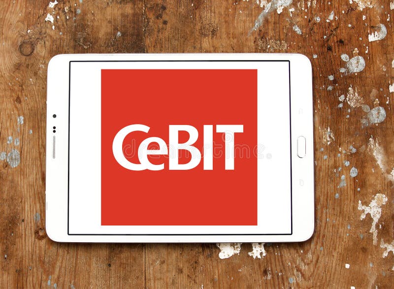 Cebit logo editorial stock photo. Image of germany, logos - 89777063