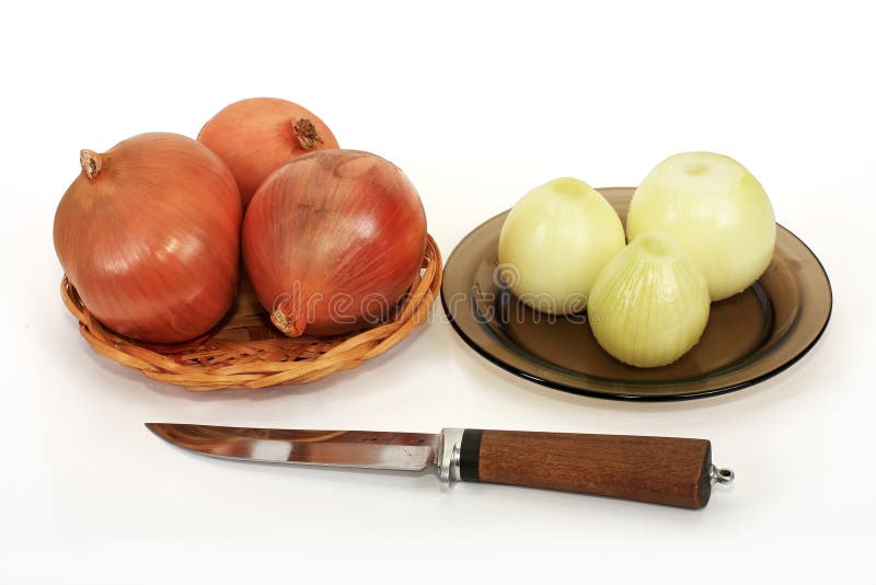 Cebolas napiform - 2 imagem de stock. Imagem de pratos - 12303471