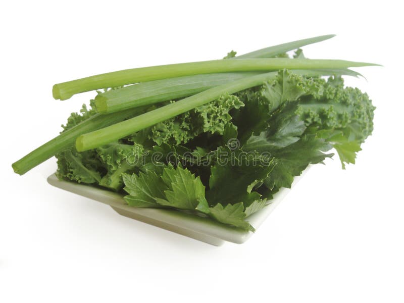 Cebolla, apio y col rizada imagen de archivo. Imagen de frescura - 3154399