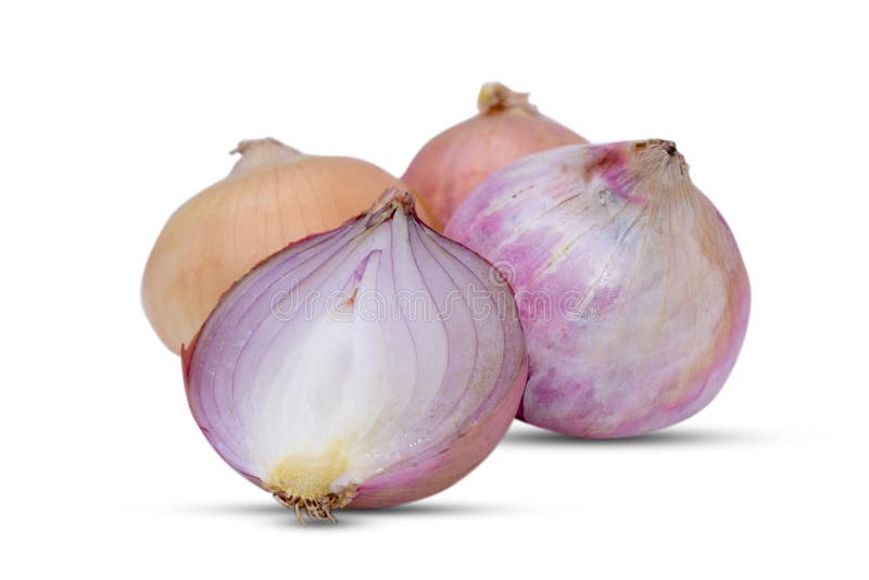 Cebolla Roja Y Cebolla Cortada Foto de archivo - Imagen de redondo ...