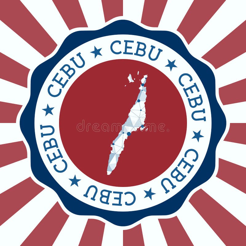 Cebu Badge. stock vector. Illustration of geometric - 220200133