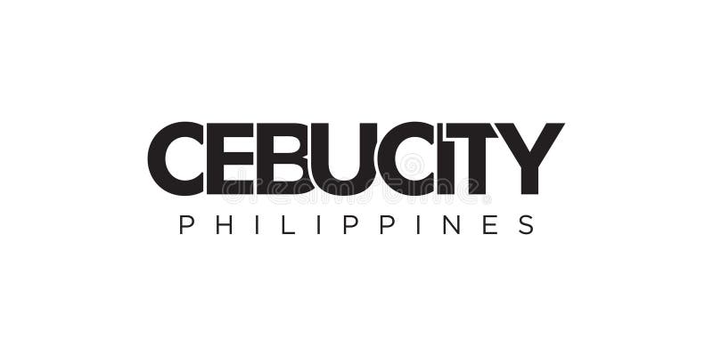 Cebu City in the Philippines Emblem. the Design Features a Geometric ...