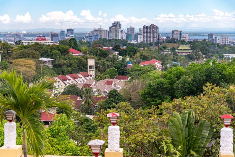 Cebu City View from Taoist Temple in Cebu City Stock Photo - Image of ...