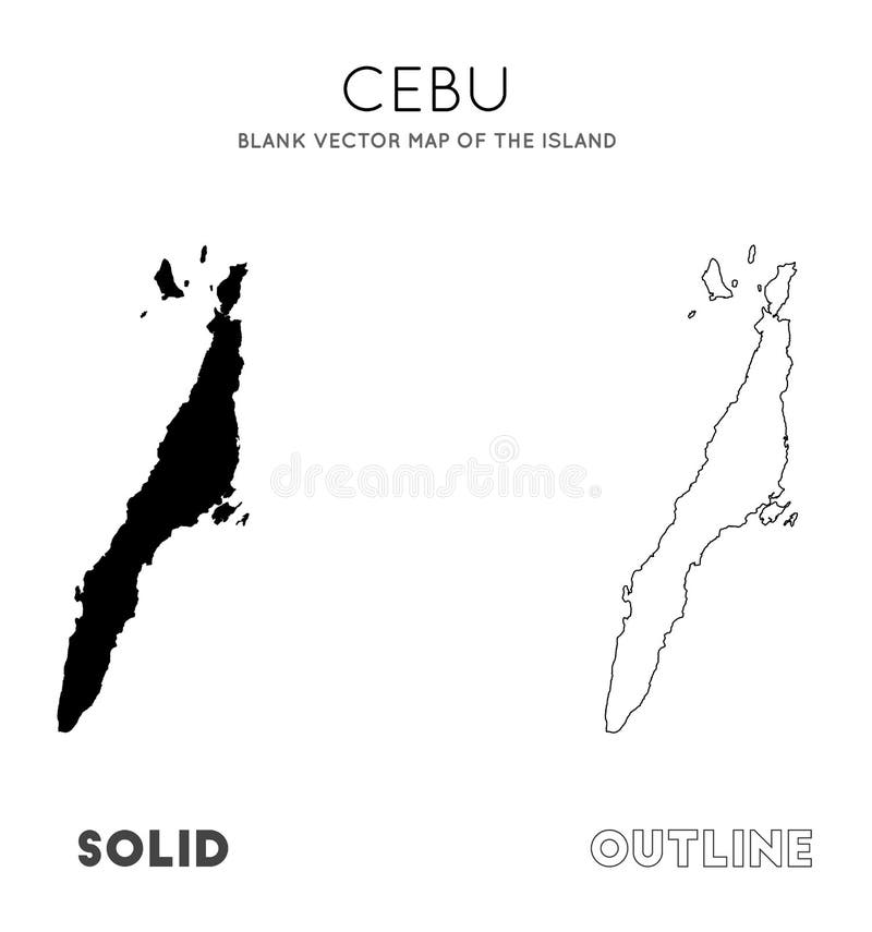 Cebu Map Stock Illustrations – 255 Cebu Map Stock Illustrations ...