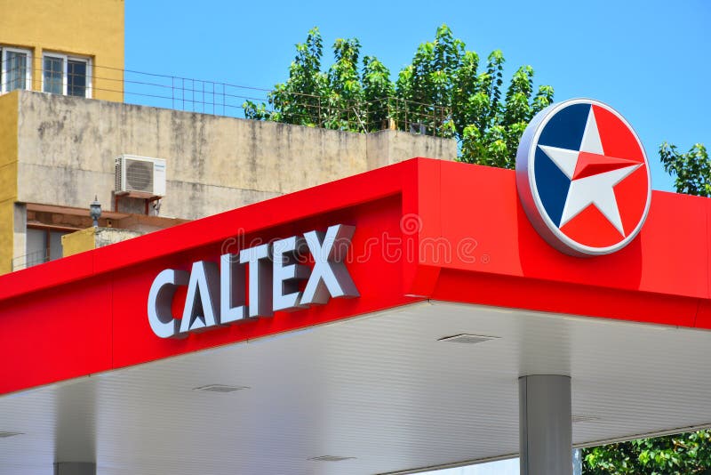 Caltex Fuel Sign in Cebu, Philippines Editorial Stock Image - Image of ...