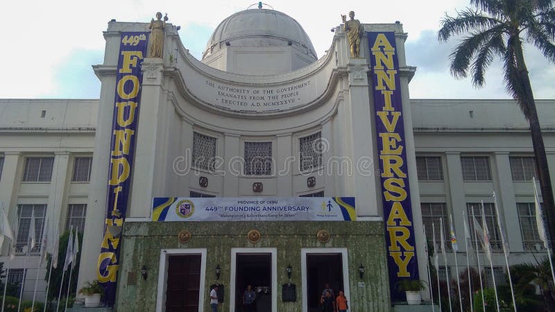 Cebu Provincial Capitol during Its Founding Anniversary Editorial Stock ...