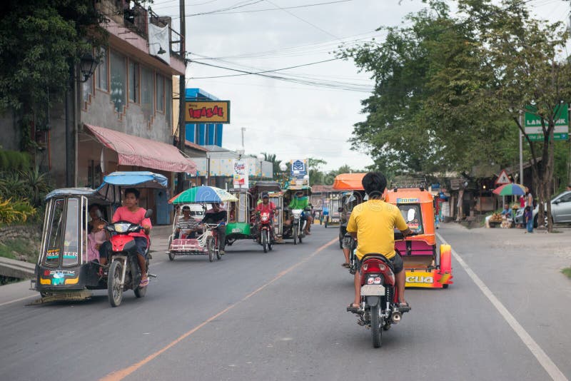 CEBU - PHILIPPINES - JANUARY,7 2013 - Town Street Congested Traffic ...