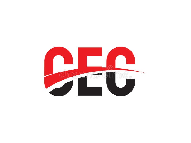CEC Letter Initial Logo Design Vector Illustration Stock Vector ...