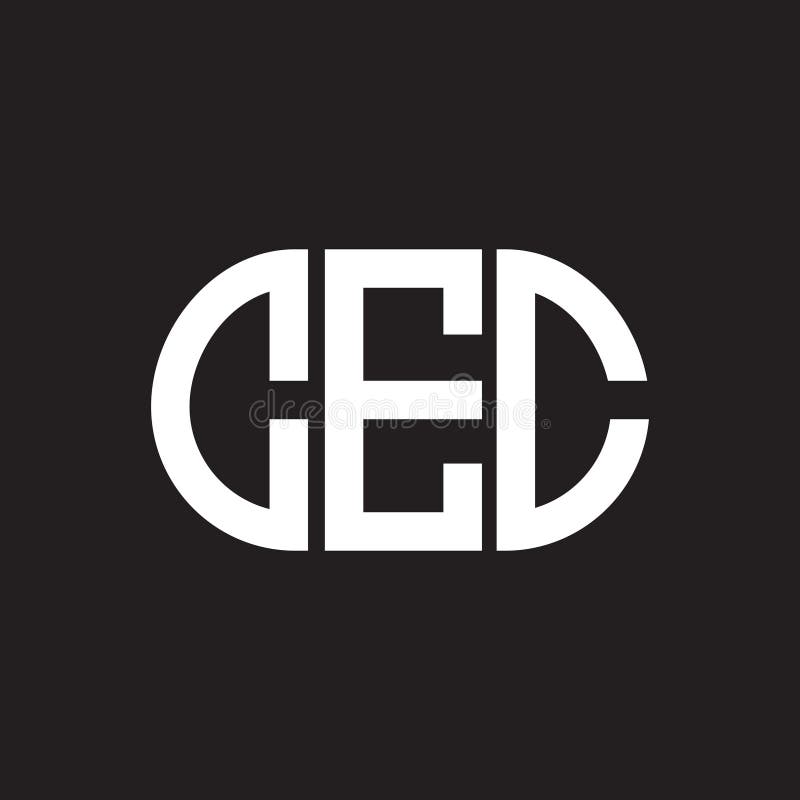 CEC Letter Logo Design on Black Background. CEC Creative Initials ...
