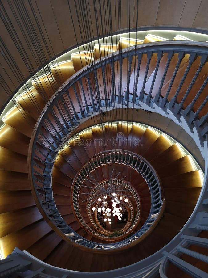 Cecil Brewer Staircase, London Stock Photo - Image of building, spiral ...