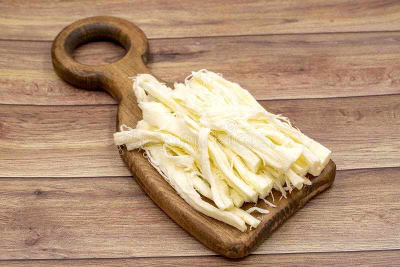 Cecil Cheese or String Cheese on a Wood Floor. Delicious Assortment of ...