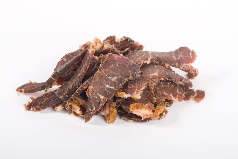 Carne Surafricana Secada Al Sol Tradicional De La Cecina De La Carne De ...