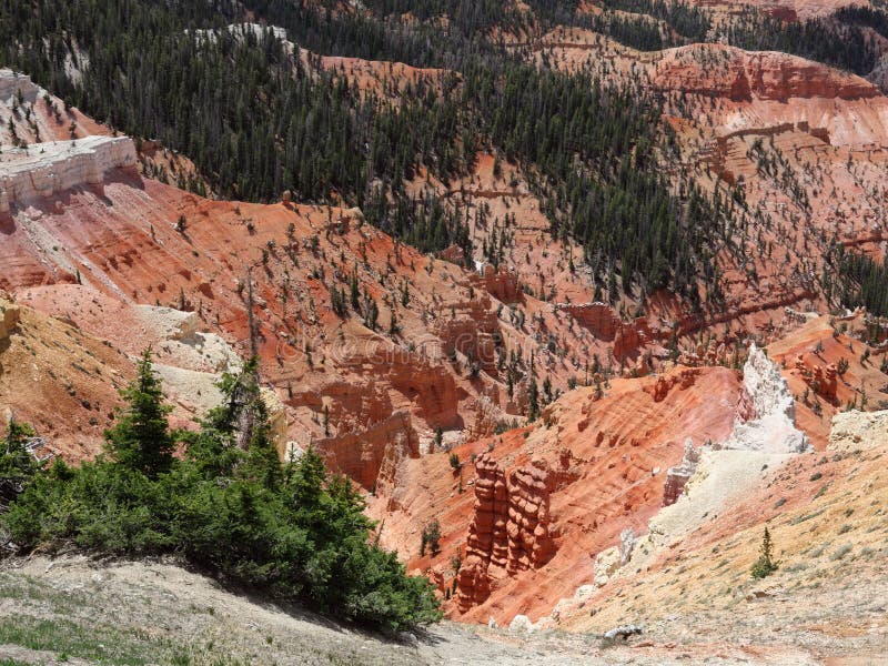 Cedar Breaks National Monument Stock Photo - Image of park, orange ...