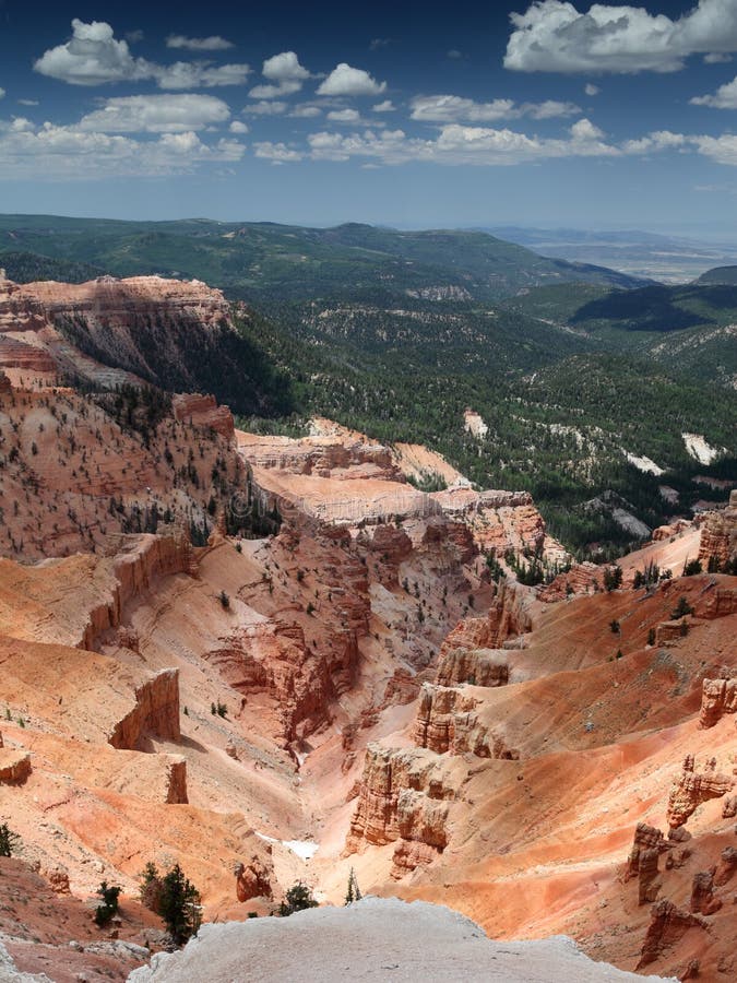 Cedar Breaks National Monument Stock Photo - Image of landmark, rock ...