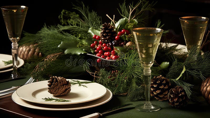 Cedar holiday greens stock illustration. Illustration of traditional ...