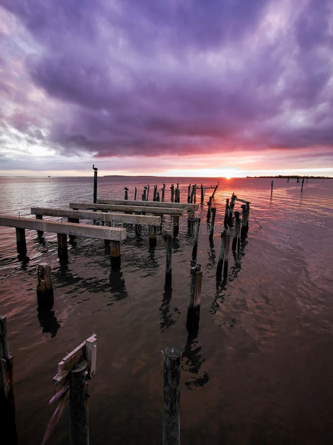 Cedar Key at sunset stock photo. Image of summer, gulf - 172935402