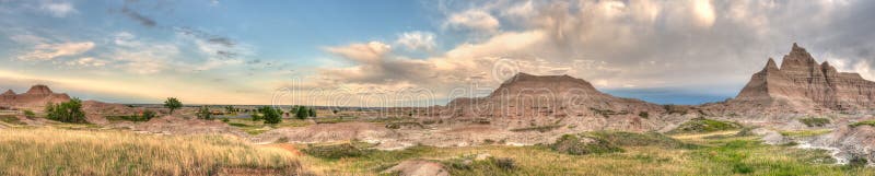 Cedar Pass Panorama One stock image. Image of peaks, sunup - 28288443