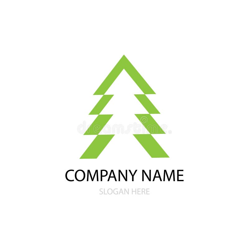 Cedar tree logo vector stock vector. Illustration of icon - 173995117