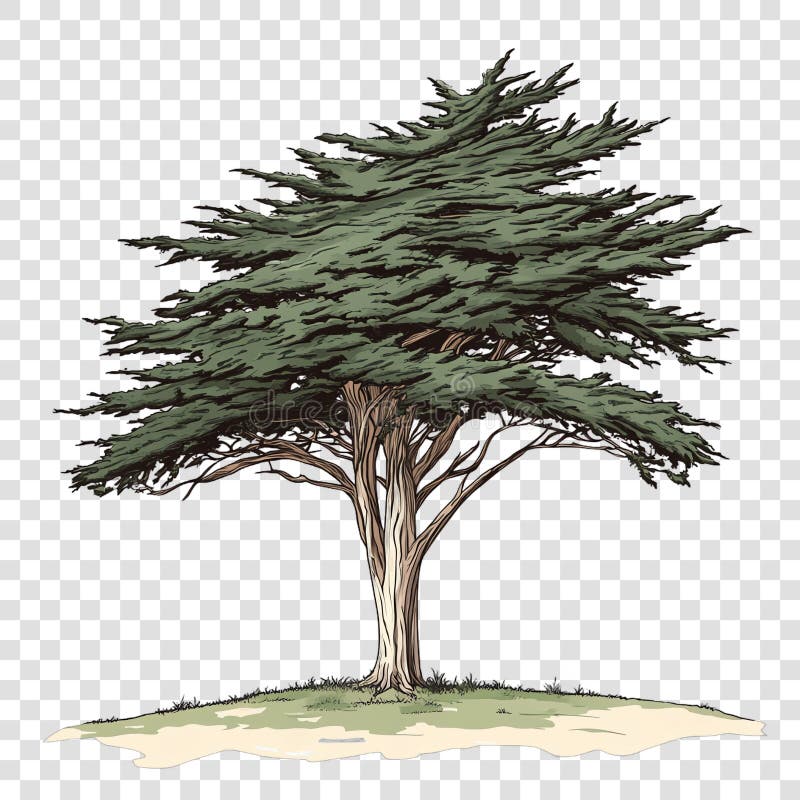 Cedar tree stock photo. Illustration of forest, wood - 341466396