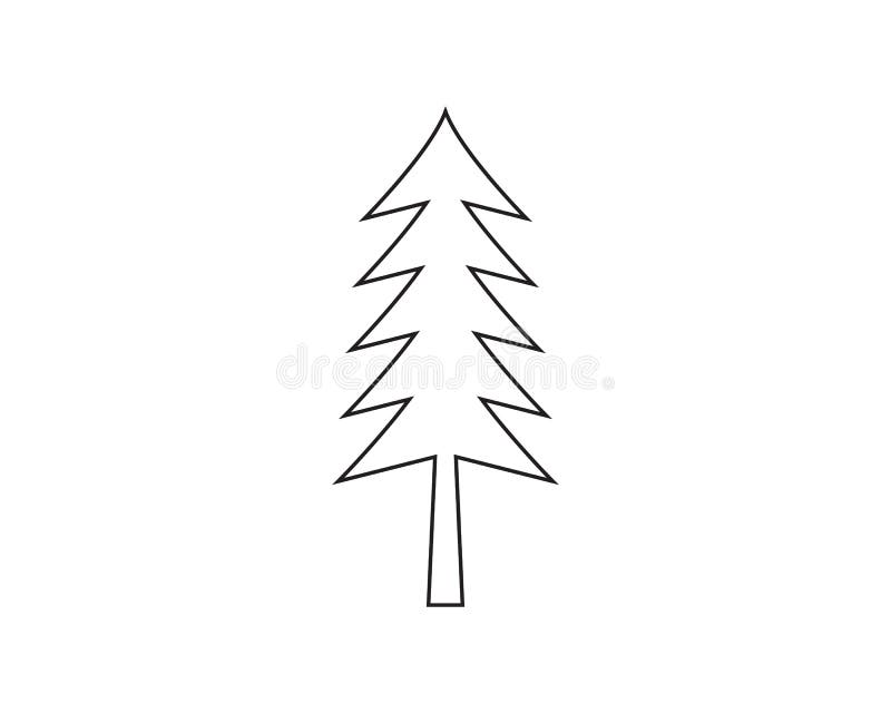 Cedar Tree Logo Template Illustration Stock Photo - Image of cedar ...