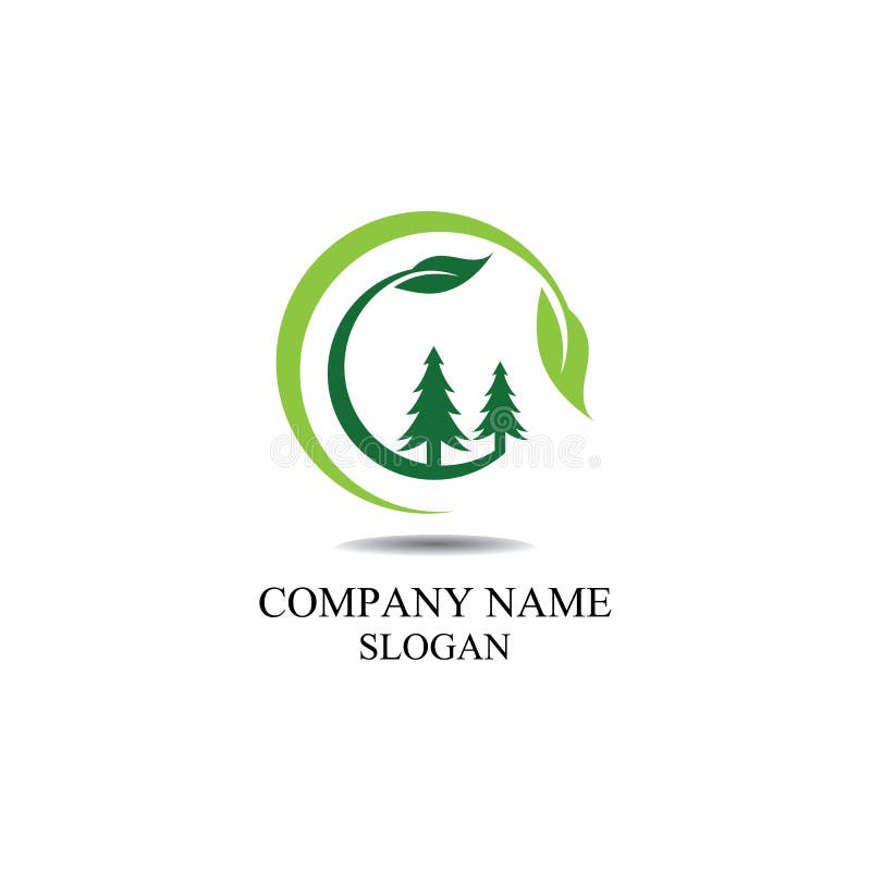 Cedar Tree Logo Template Vector Icon Design. Stock Vector ...