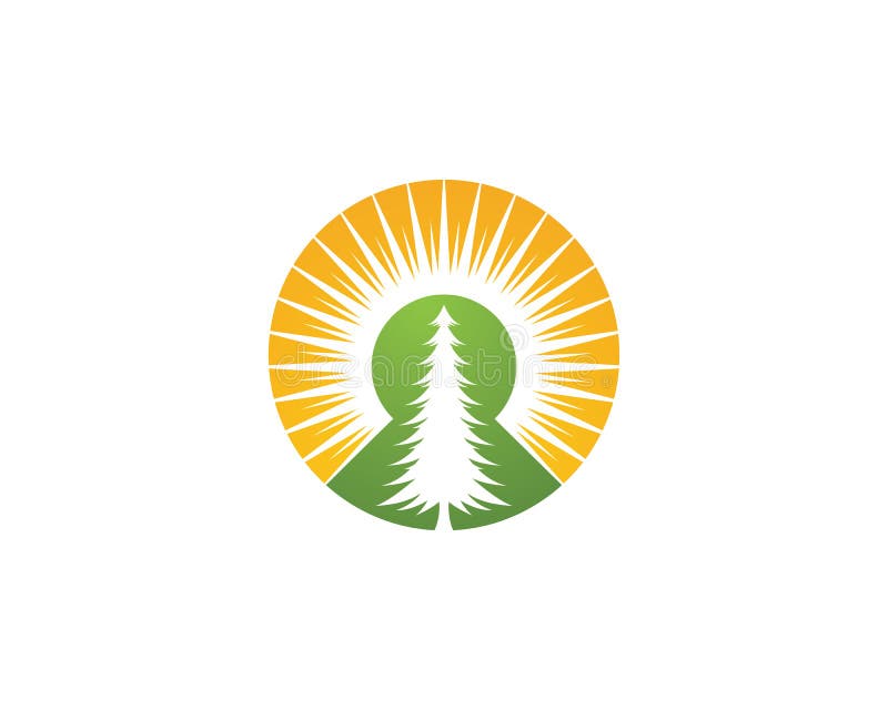 Cedar Tree Logo Template Vector Icon Stock Illustration - Illustration ...