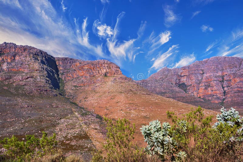 Cedarberg Wilderness Area - South Africa Stock Image - Image of season ...