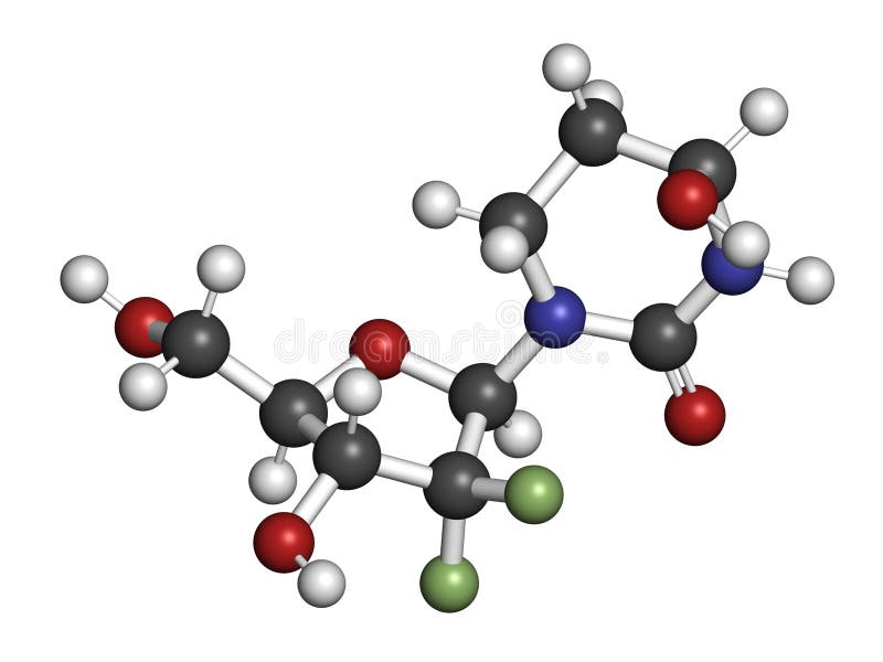 Cedazuridine Drug Molecule. Skeletal Formula Stock Illustration ...