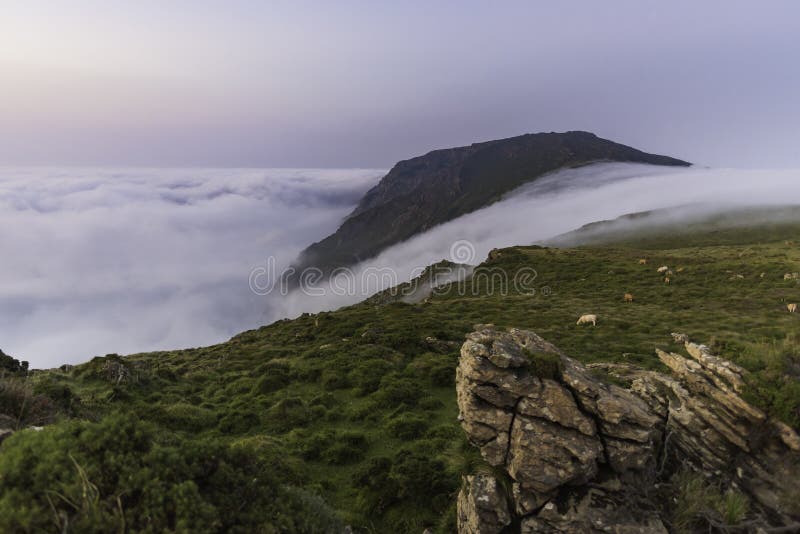 Cedeira La Coruna, Spain. stock photo. Image of mountains - 119728090