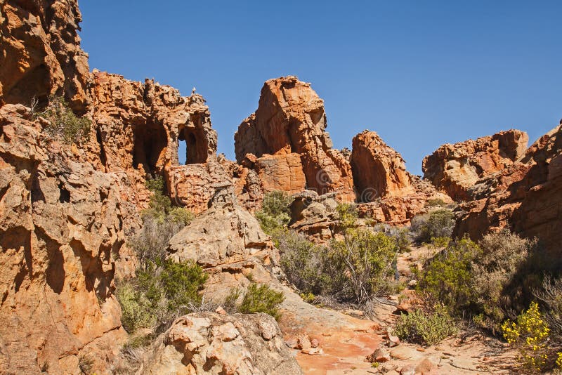 Cederberg Rock Formations at Stadsaal Caves 12591 Stock Photo - Image ...