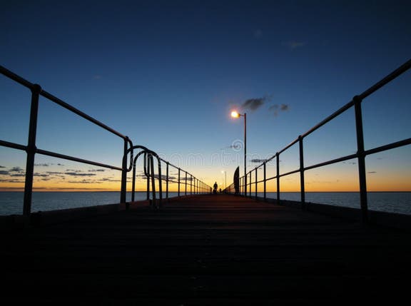 Ceduna jetty stock photo. Image of fence, fishing, australian - 22984346