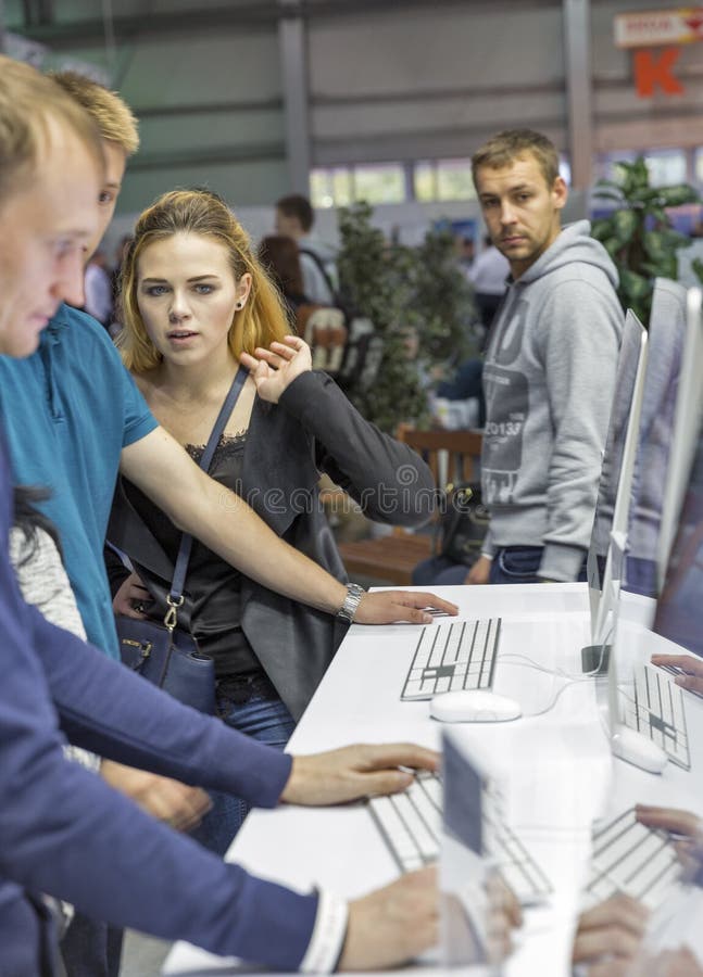 CEE 2016 Exhibition of Electronics in Kiev, Ukraine. Editorial ...