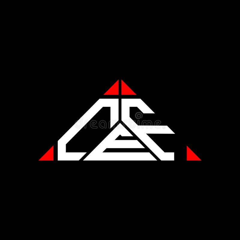 CEF Letter Logo Creative Design with Vector Graphic, Stock Vector ...