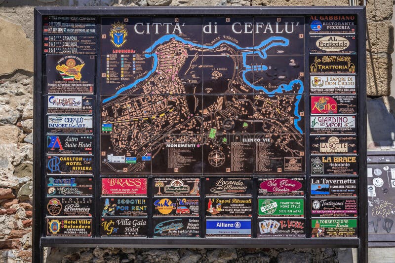 Cefalu Town on Sicily Island, Italy Editorial Image - Image of ...