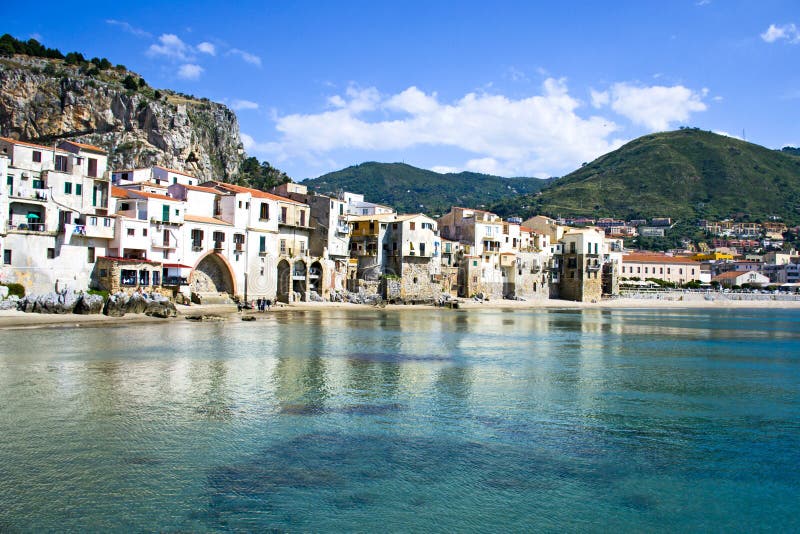 Traditional Fishing Village Aspra in Sicily, Italy Stock Photo - Image ... Traditional Fishing Village Aspra in Sicily, Italy Stock Photo - Image ...