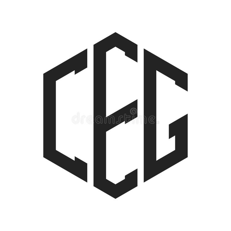 CEG Logo Design. Initial Letter CEG Monogram Logo Using Hexagon Shape ...