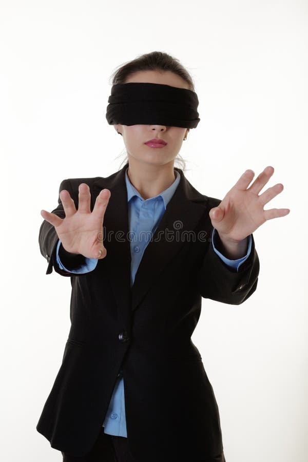 Cegado en negocio imagen de archivo. Imagen de desorientado - 26623453