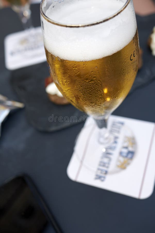 A glass of beer for lunch editorial photography. Image of pint - 202056932