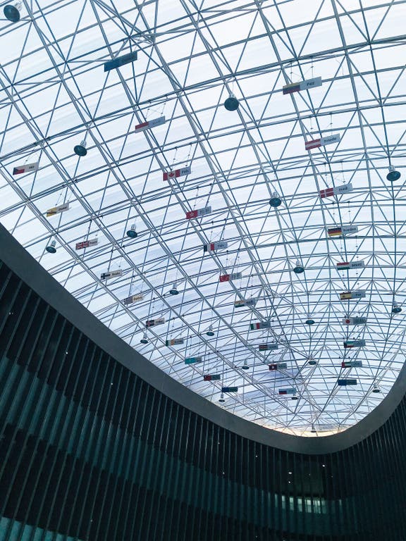 The Ceiling of the Aceh Tsunami Museum Features a Modern Structure ...