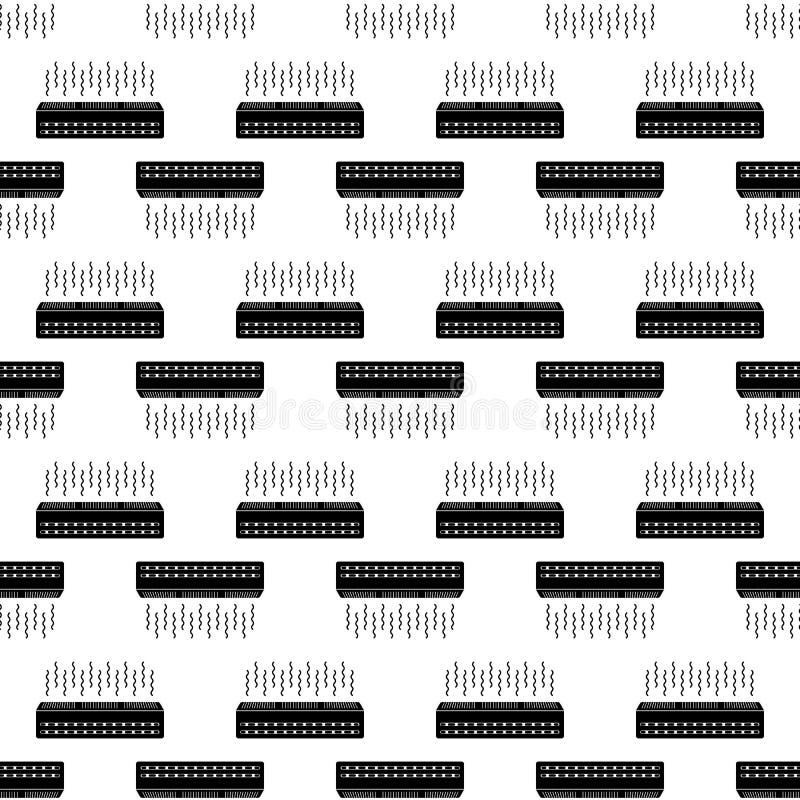 Ceiling Air Conditioner Pattern Seamless Vector Stock Vector ...