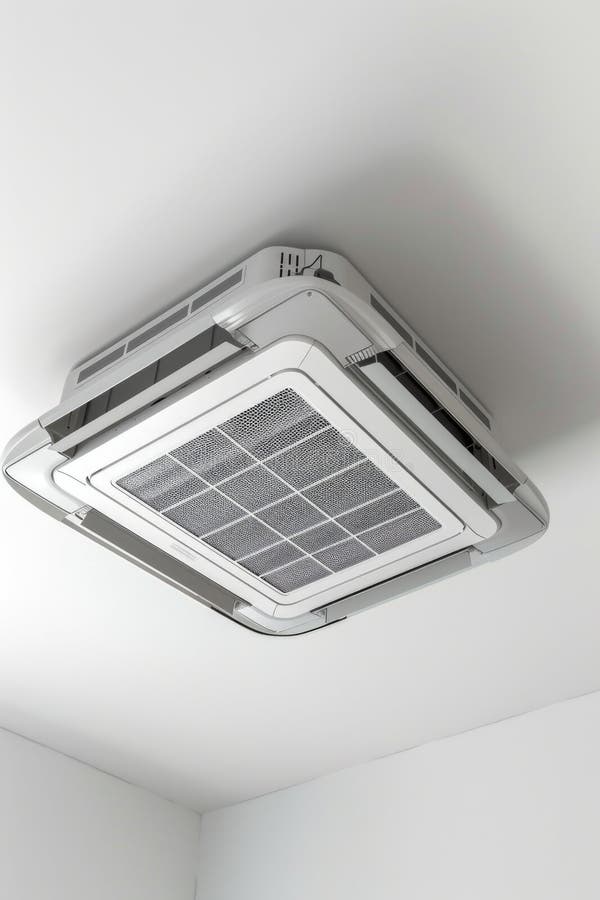 Ceiling Air Conditioner stock image. Image of interior - 374302587