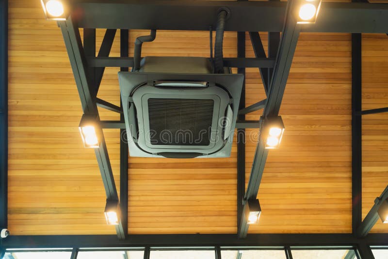 Ceiling Air Conditioning System, Open-air, Circulating Air Throughout ...