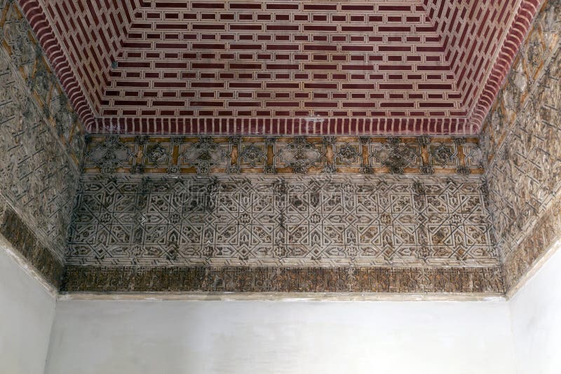 Ceiling in the Alcazaba of Malaga Editorial Photo - Image of citadel ...