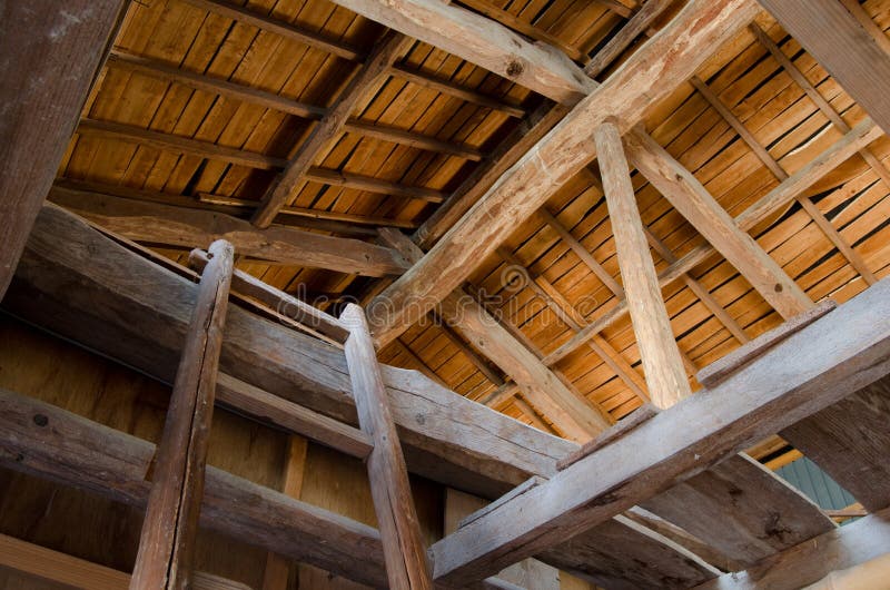 Ceiling of barn stock photo. Image of ceiling, japan - 24147504