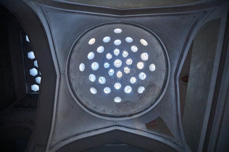 The Ceiling in the Bathhouse of the Eastern Palace. Ancient ...