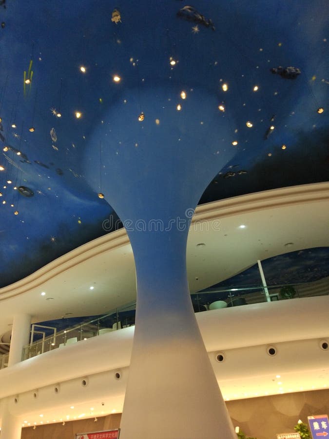 The Ceiling of the Blue Sky Stock Photo - Image of star, display: 174019124