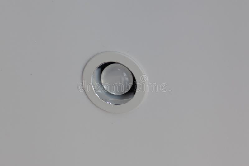 Ceiling Built Round Led Light Corner Room Close Up Details Stock Photos ...