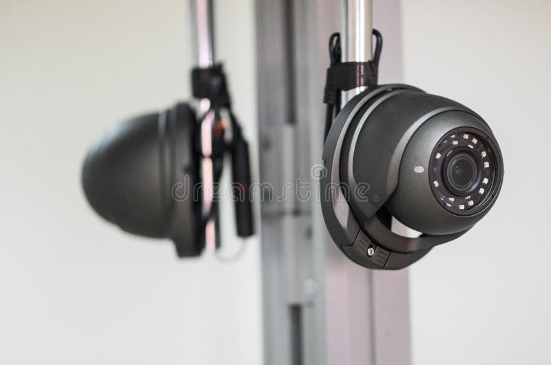 Ceiling Camera, Security Camera Stock Photo - Image of control ...